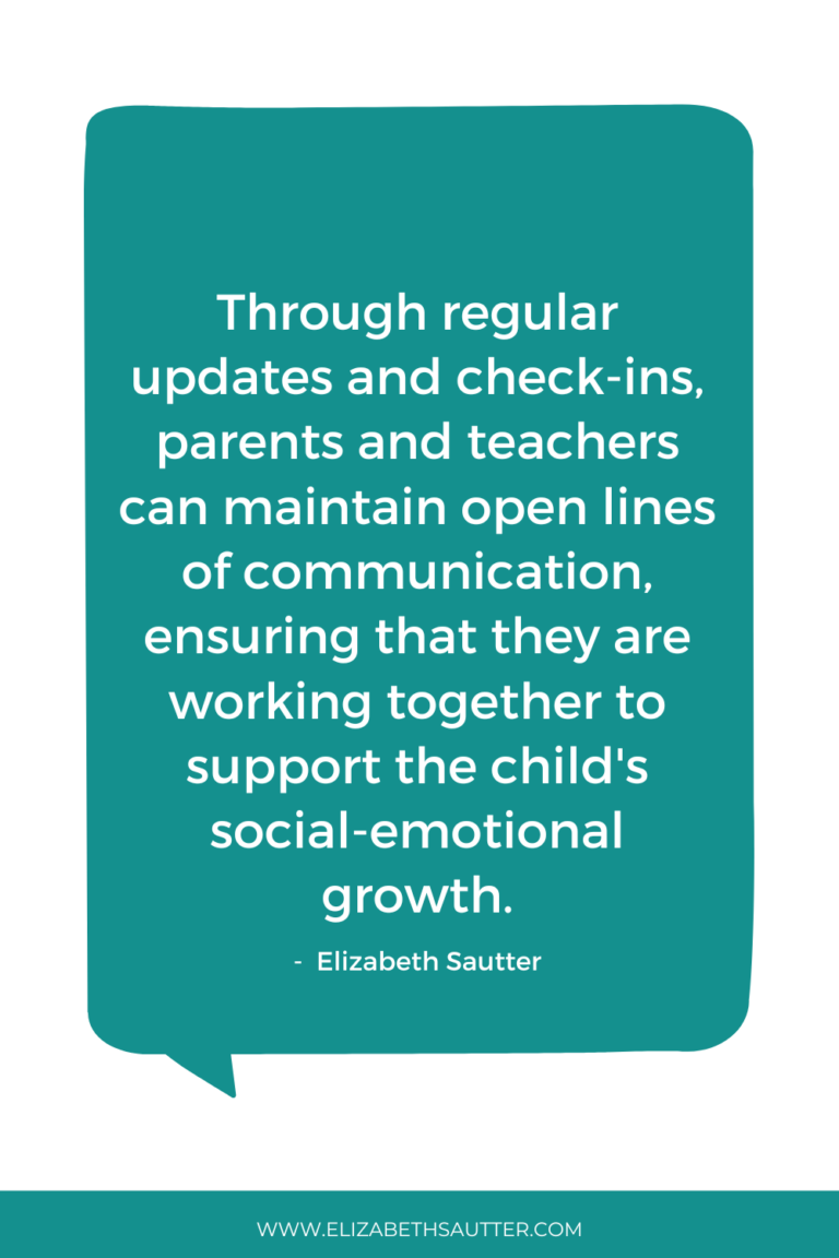 Nurturing Social-Emotional Learning (SEL) Through Parent-Teacher ...