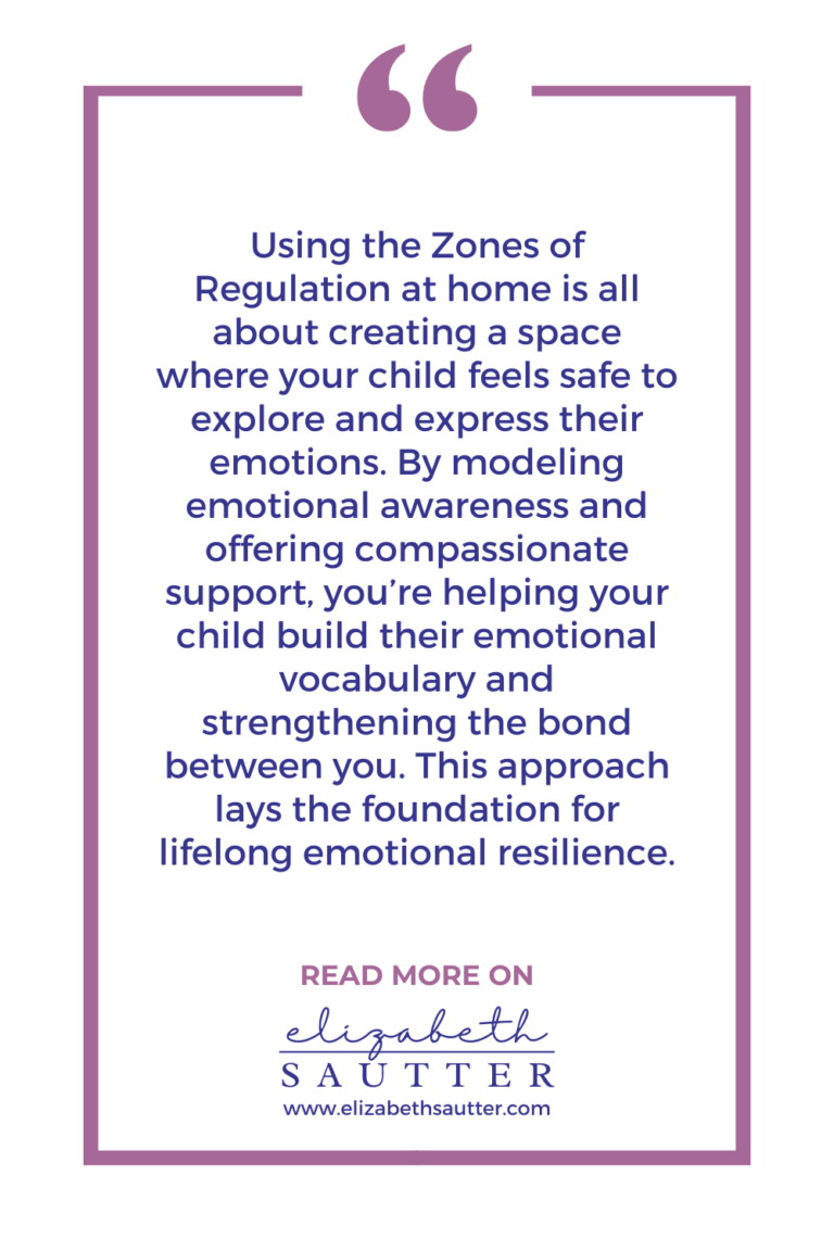 Supporting Emotional Awareness at Home with the Zones of Regulation ...