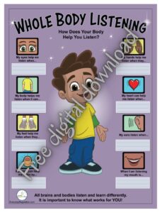 Whole Body Listening Resources - Elizabeth Sautter